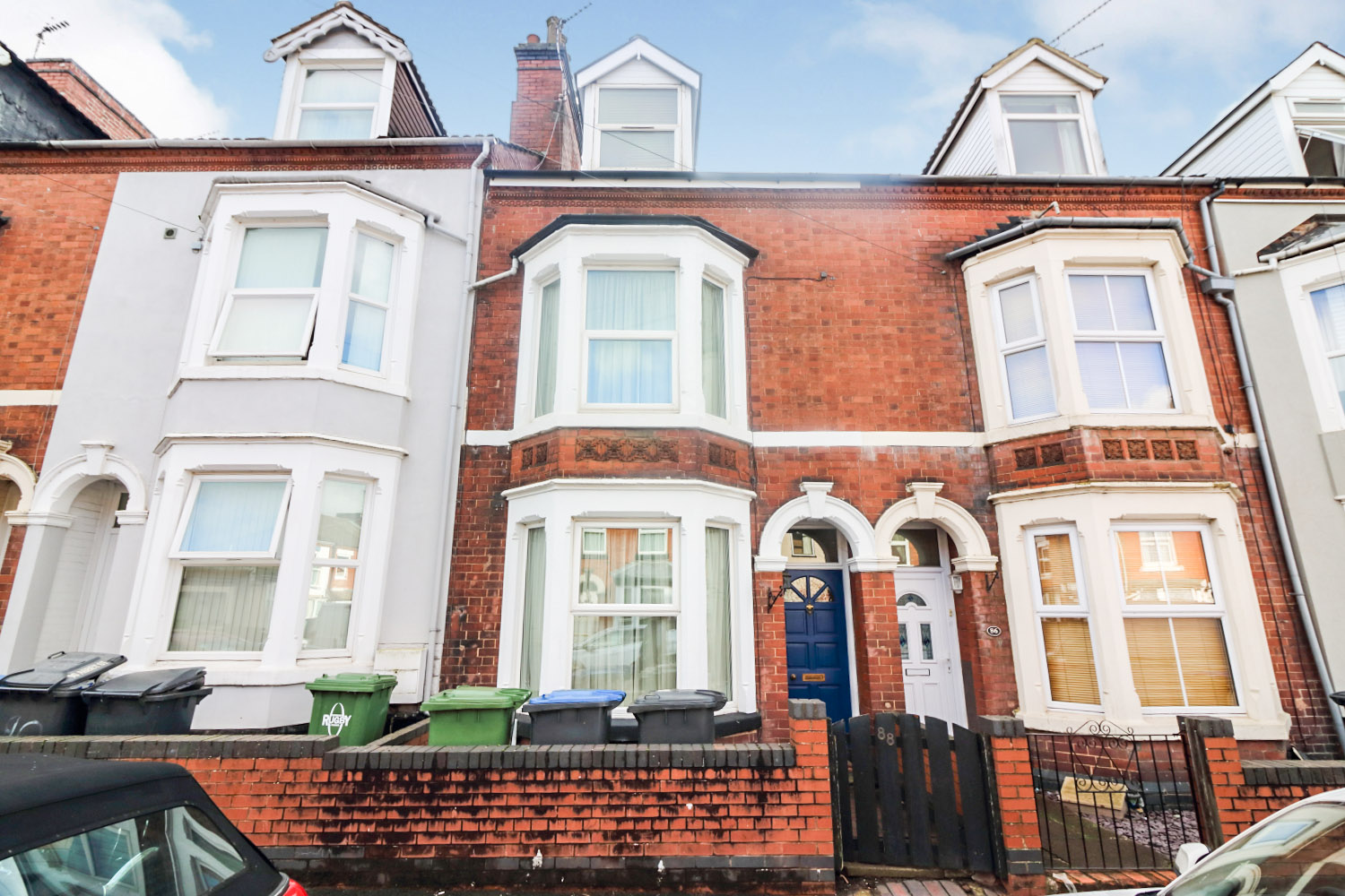 4 bedroom terraced house for sale in Abbey Street, Rugby, CV21 3LL