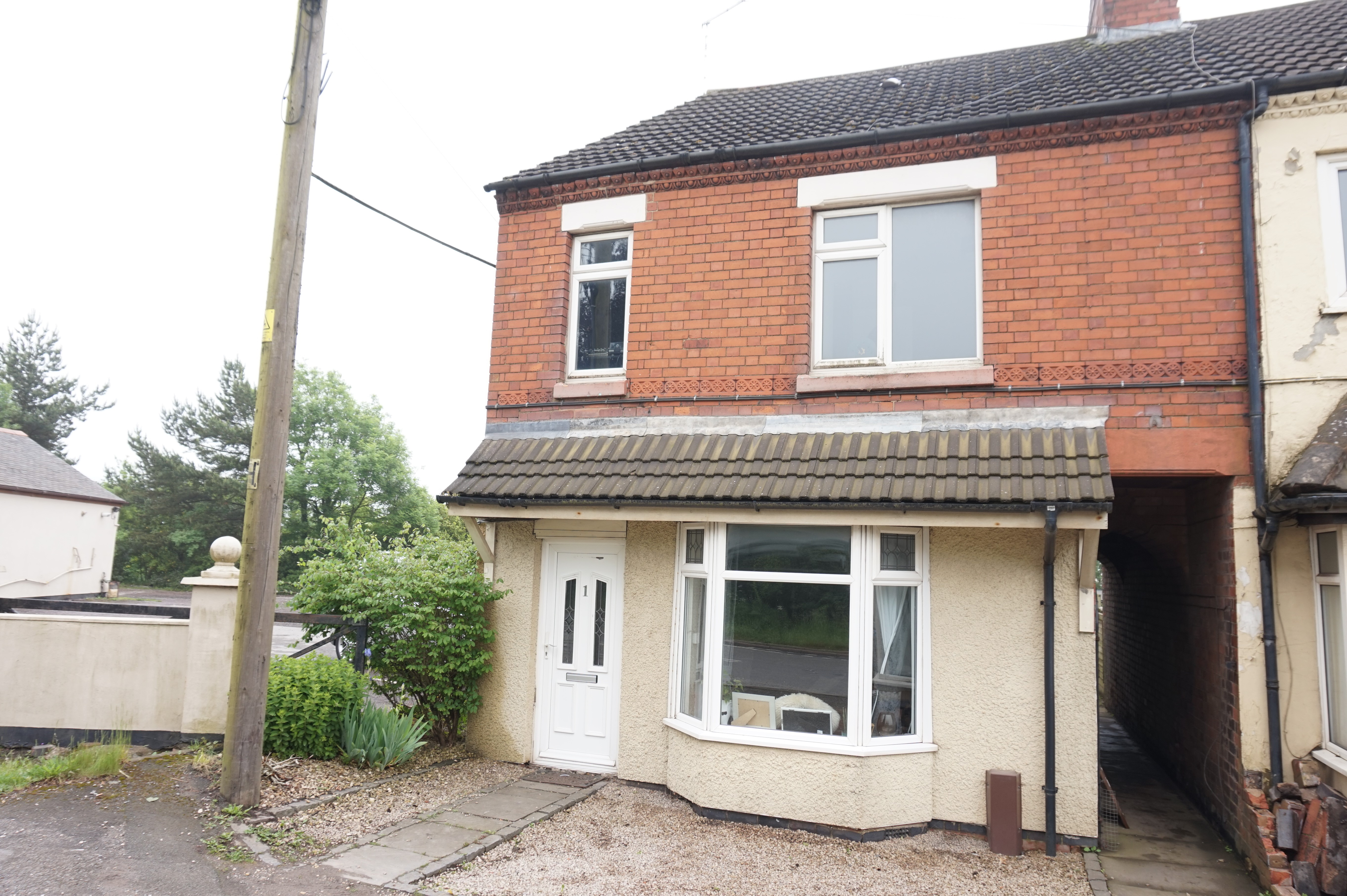 3 bedroom end of terrace house for sale in Wood Road, Ellistown, LE67 1GE