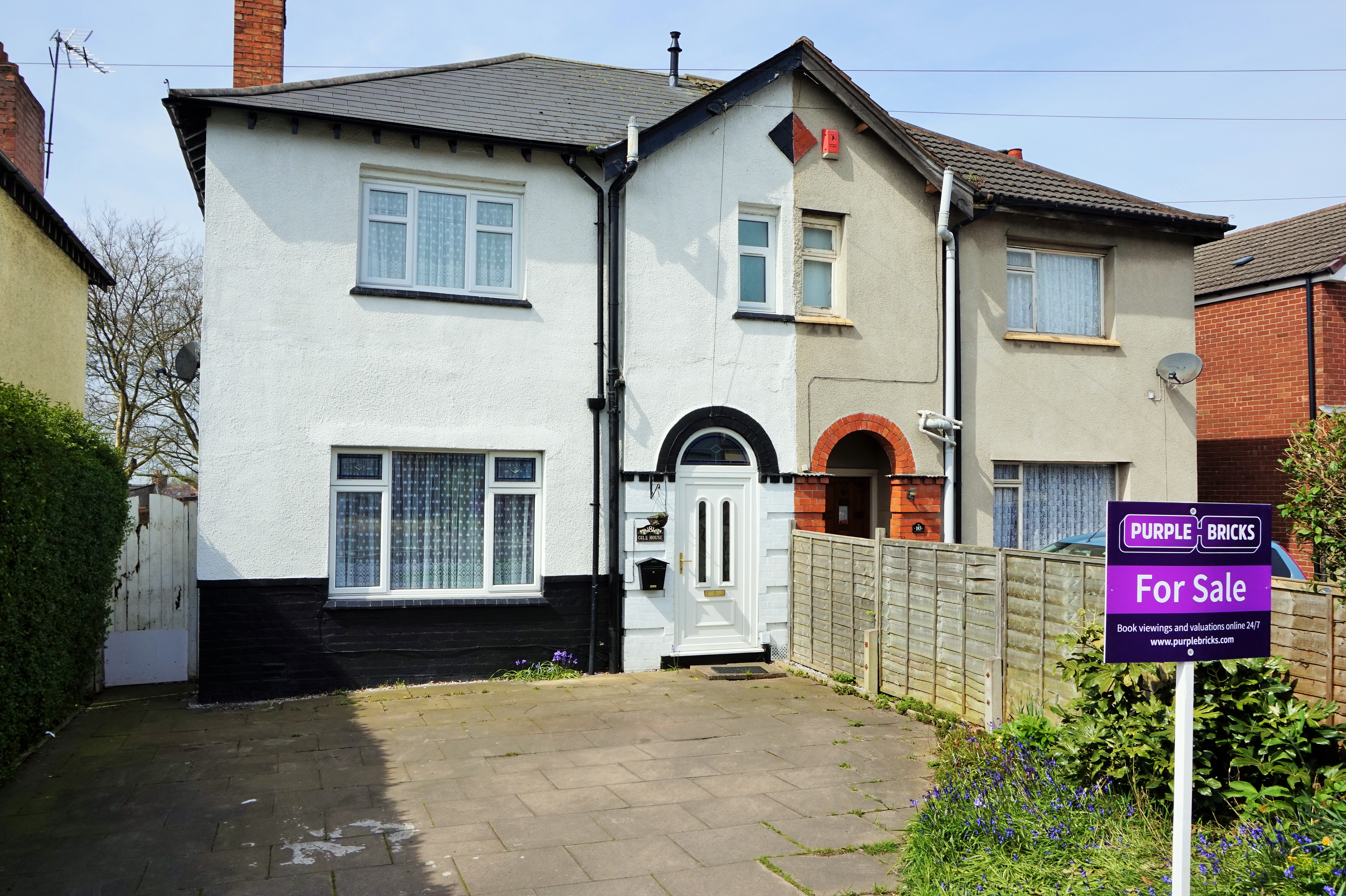3 bedroom semi-detached house for sale in Bushbury Road, Wolverhampton ...