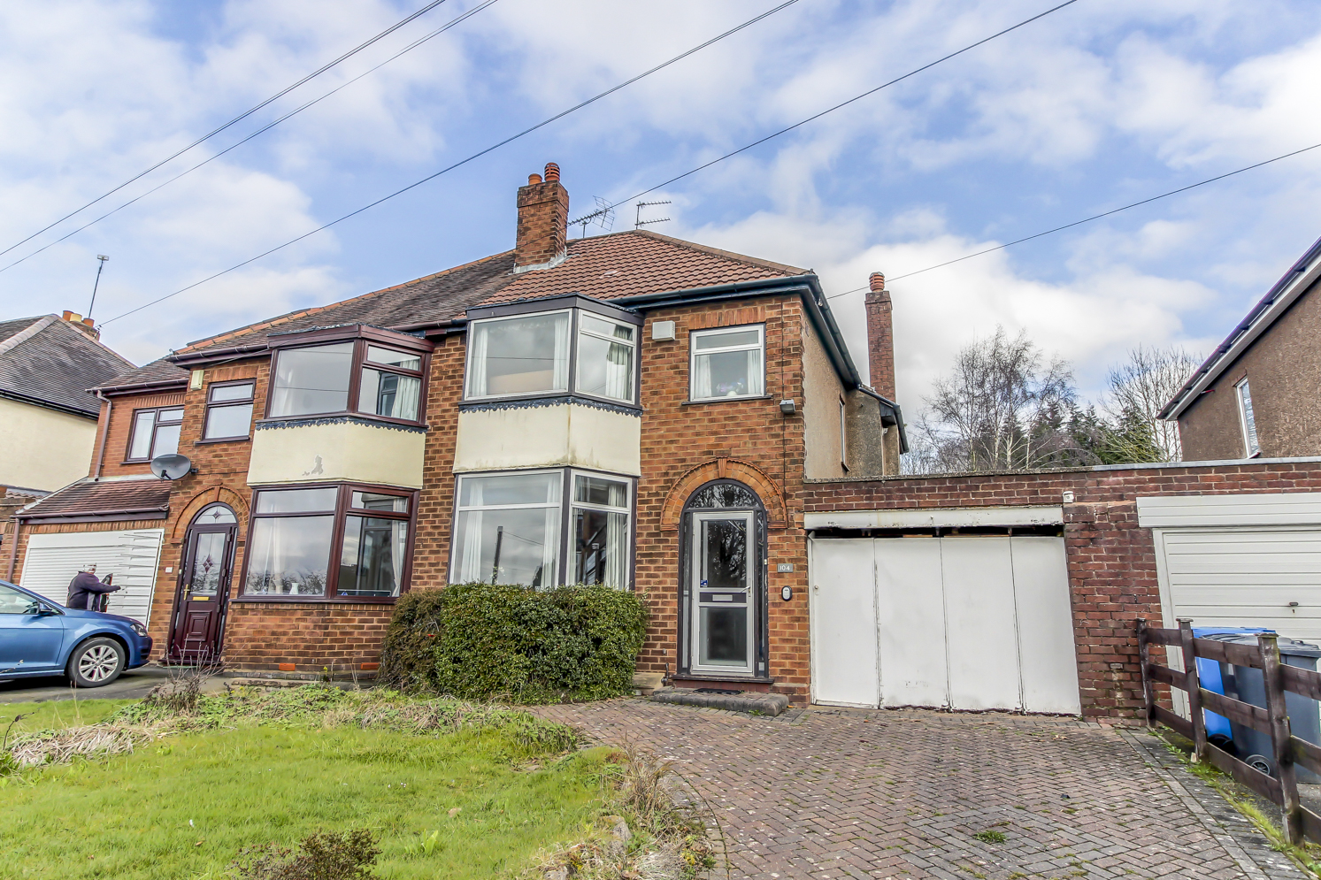 3 bedroom semi-detached house for sale in Langley Road, Lower Penn ...