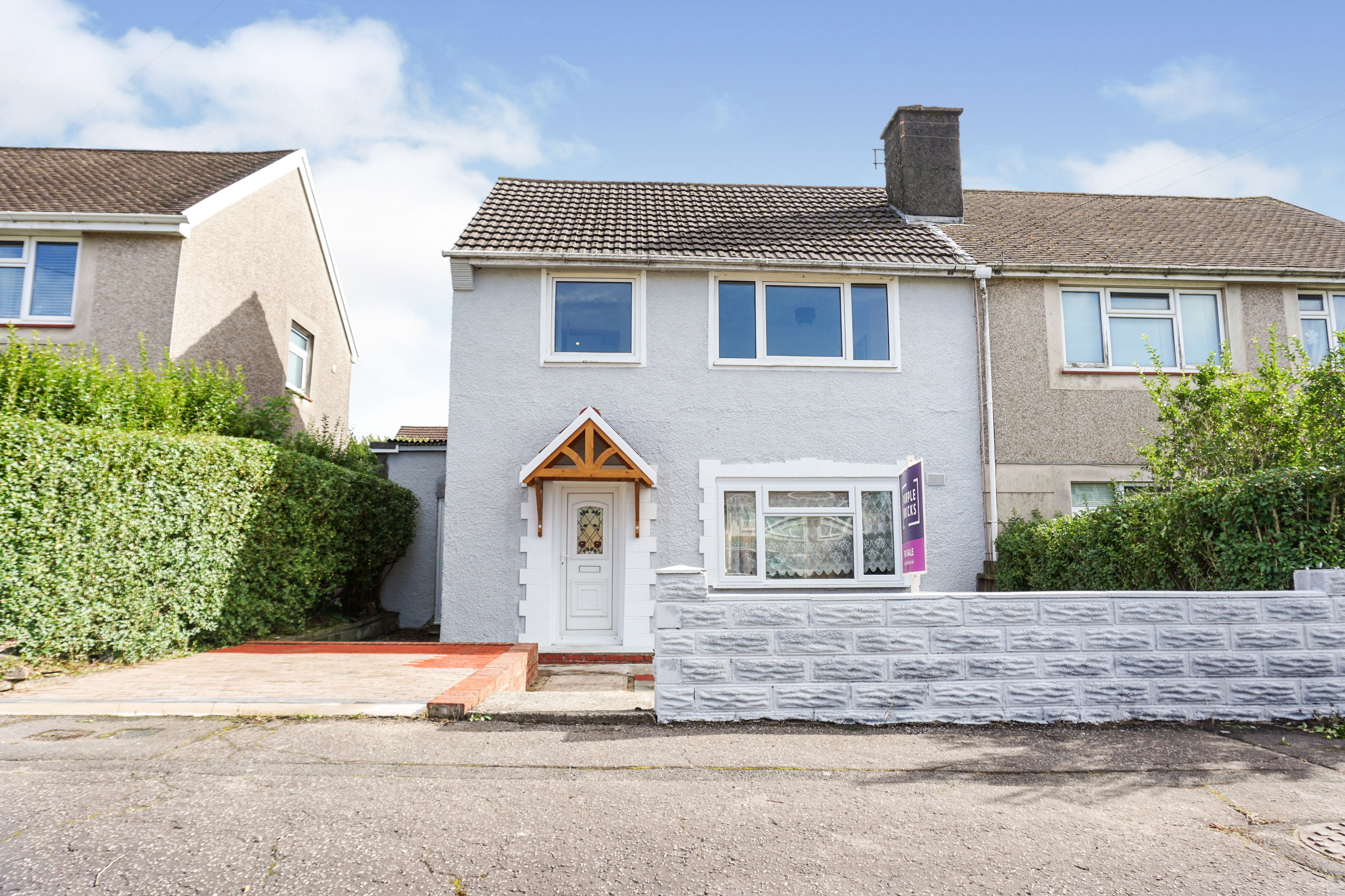 3 bedroom semi-detached house for sale in Primrose Court, Heol Emrys ...