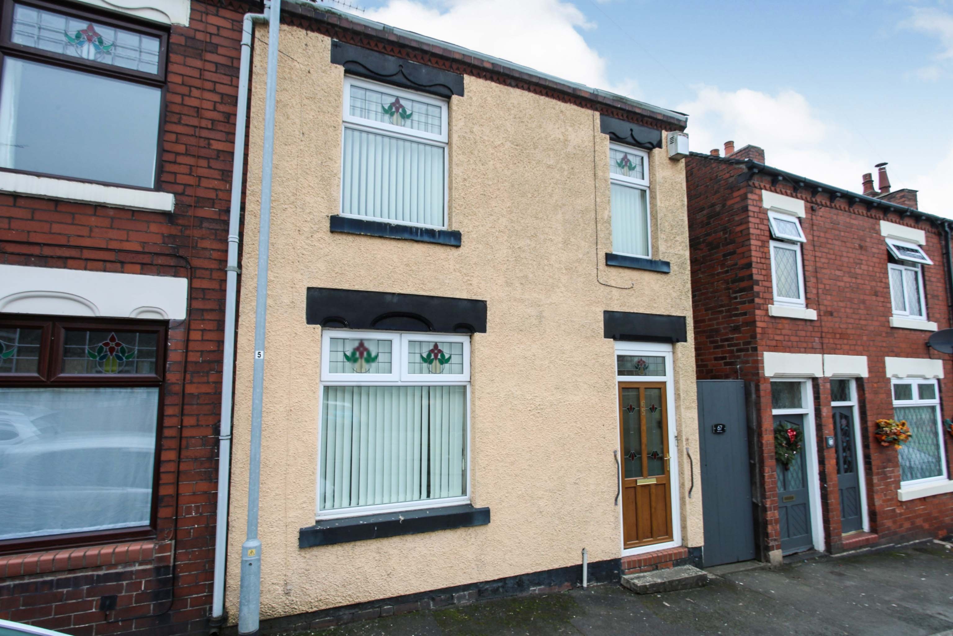 2 bedroom terraced house for sale in Albert Street, Bignall End, Stoke ...