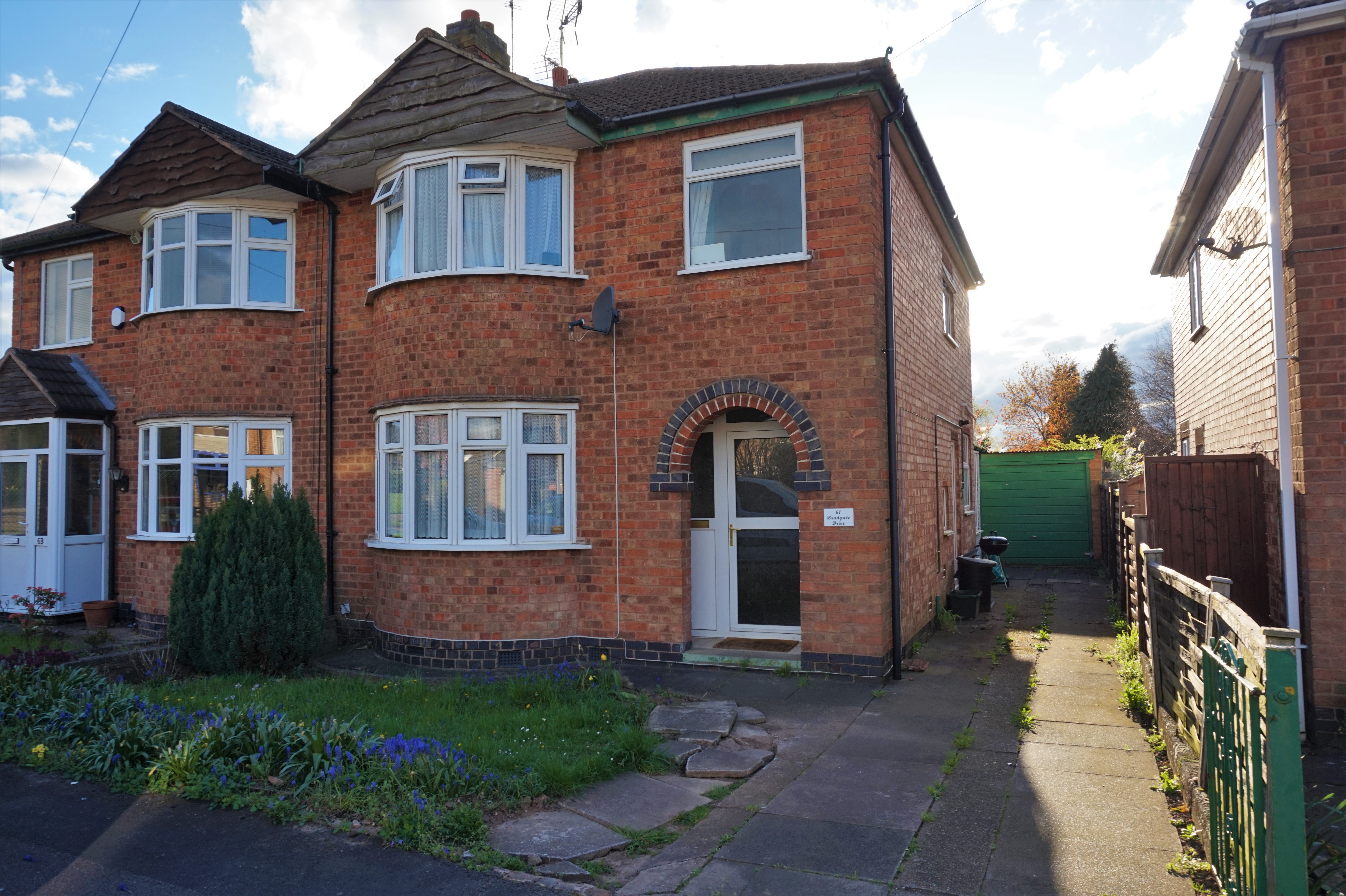 3 bedroom semi-detached house for sale in Bradgate Drive, Wigston, LE18 1HB