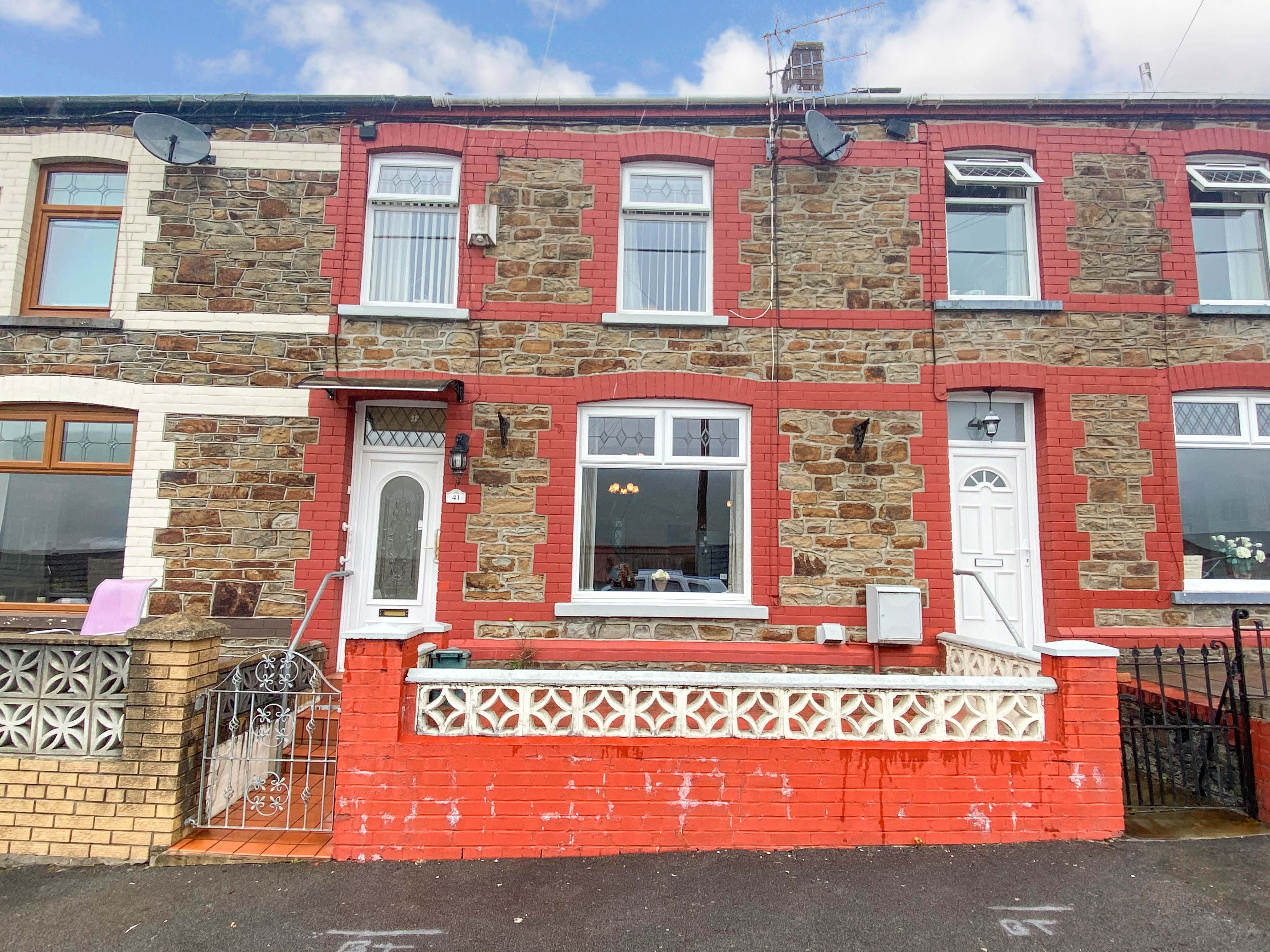 3 bedroom terraced house for sale in Lewis Terrace, Llwyncelyn, Porth ...