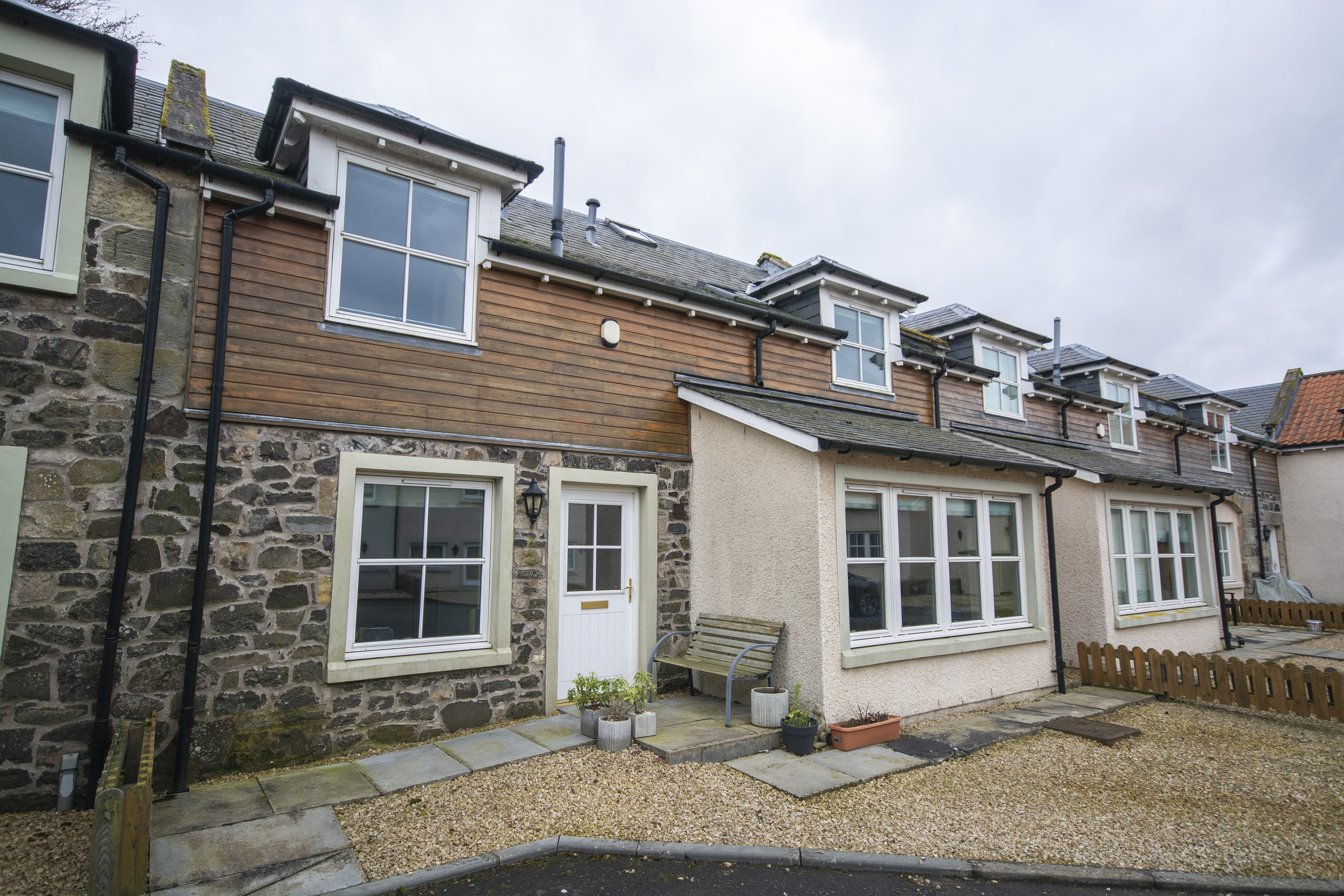 3 bedroom terraced house for sale in Pitlethie Steading, St. Andrews ...