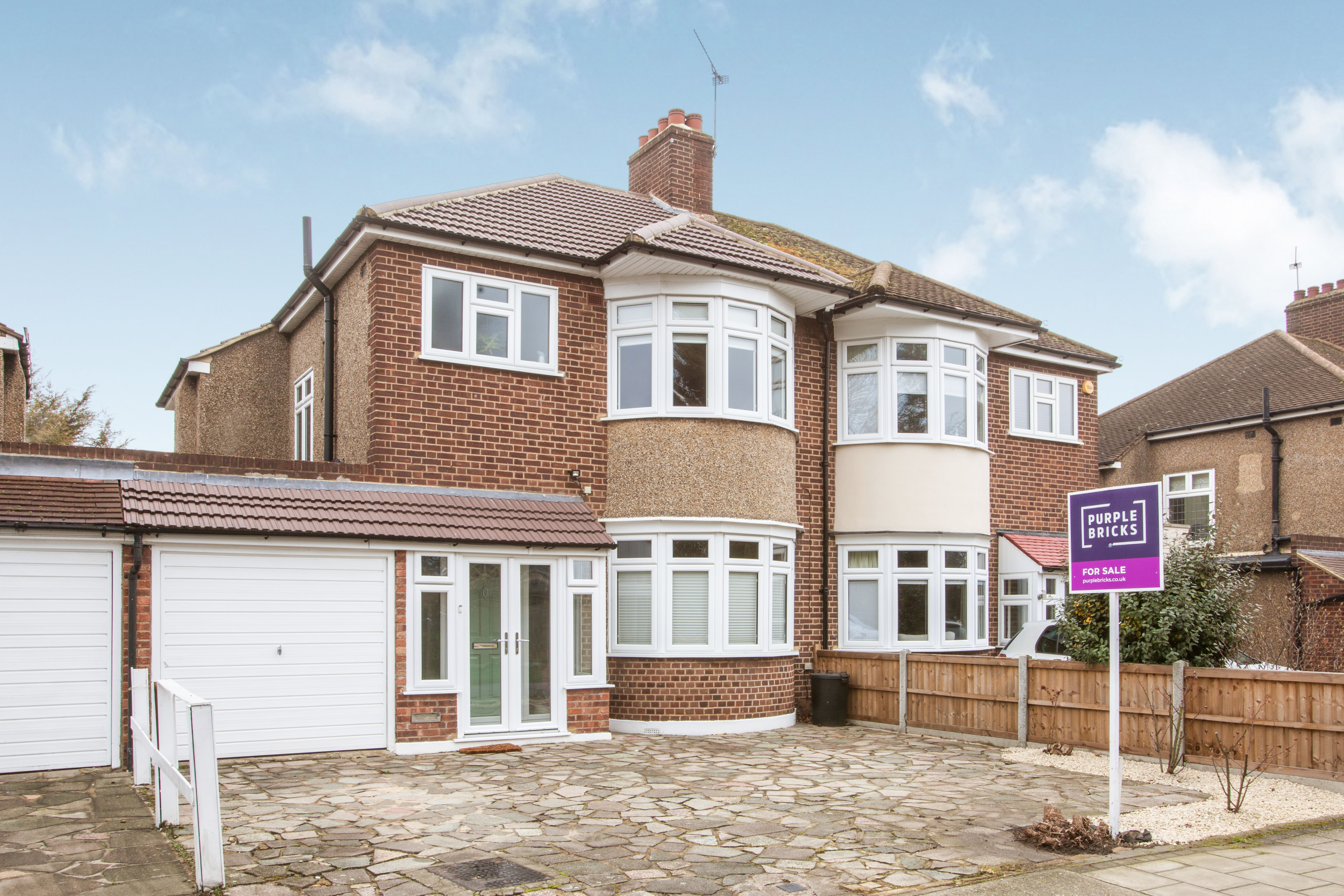 3 bedroom semi-detached house for sale in Pettits Boulevard, Romford ...