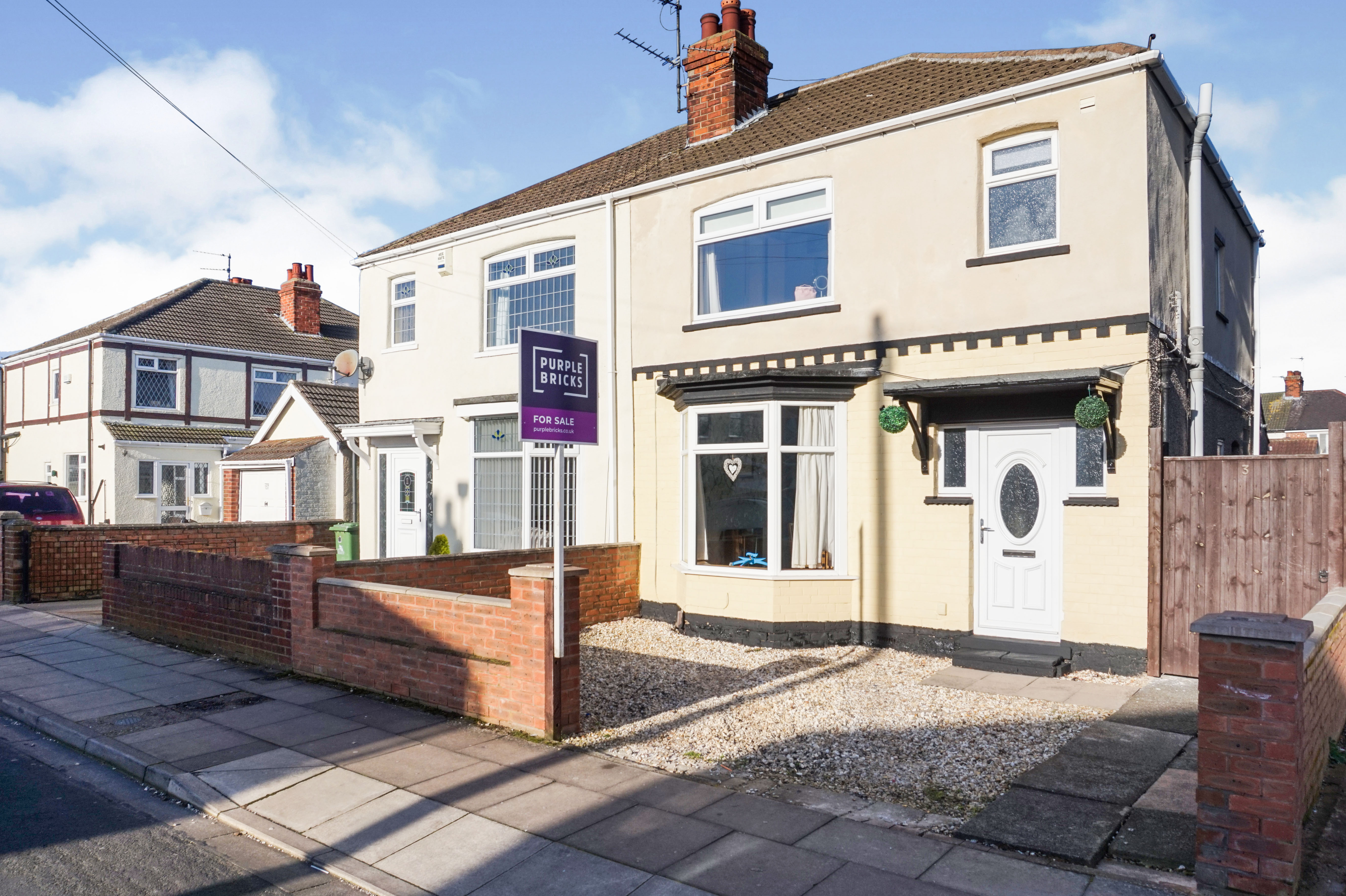 3 bedroom semi-detached house for sale in Holyoake Road, Grimsby, DN32 8JH