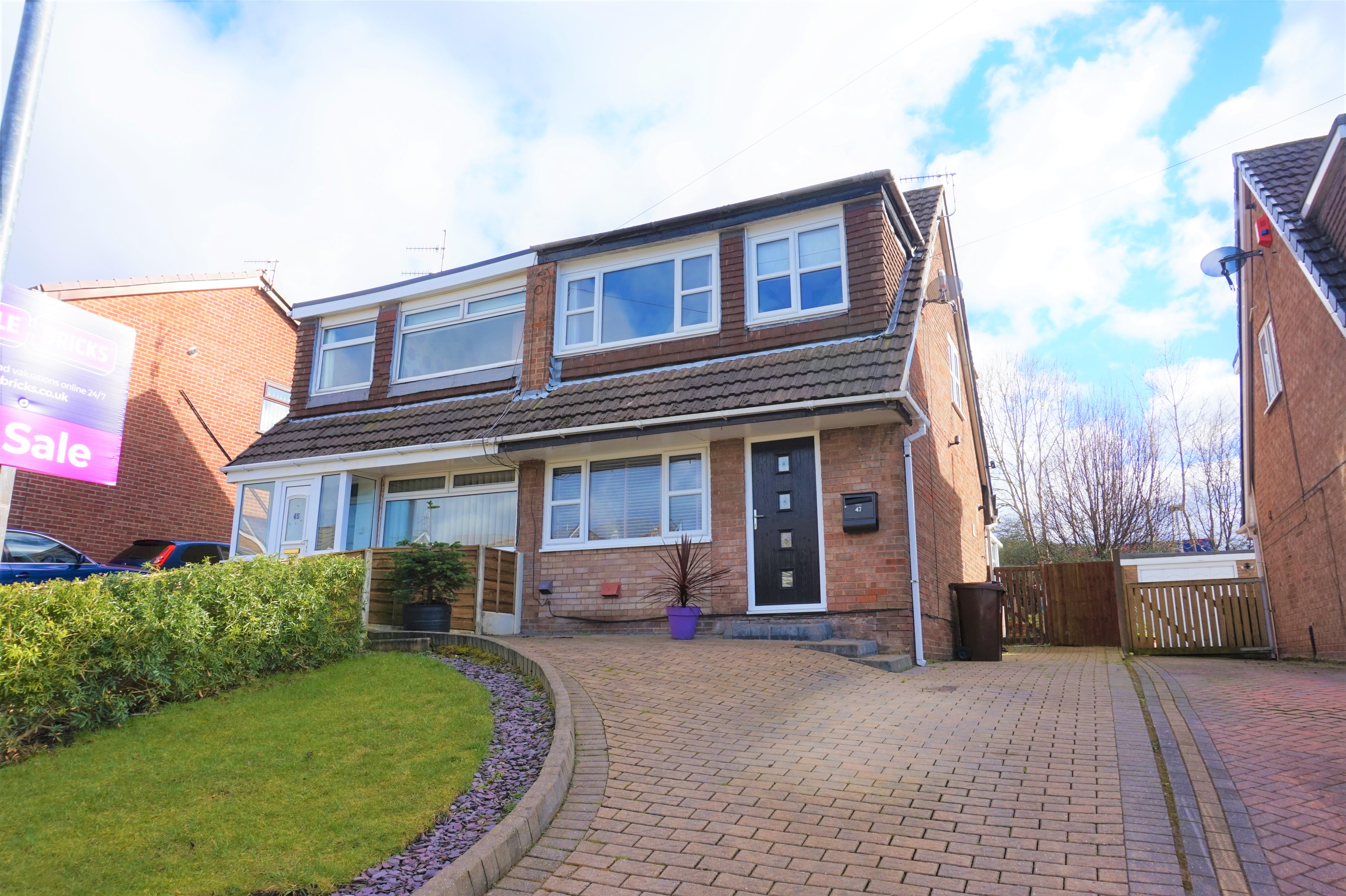 3 bedroom semi-detached house for sale in Staley Hall Road, Stalybridge ...