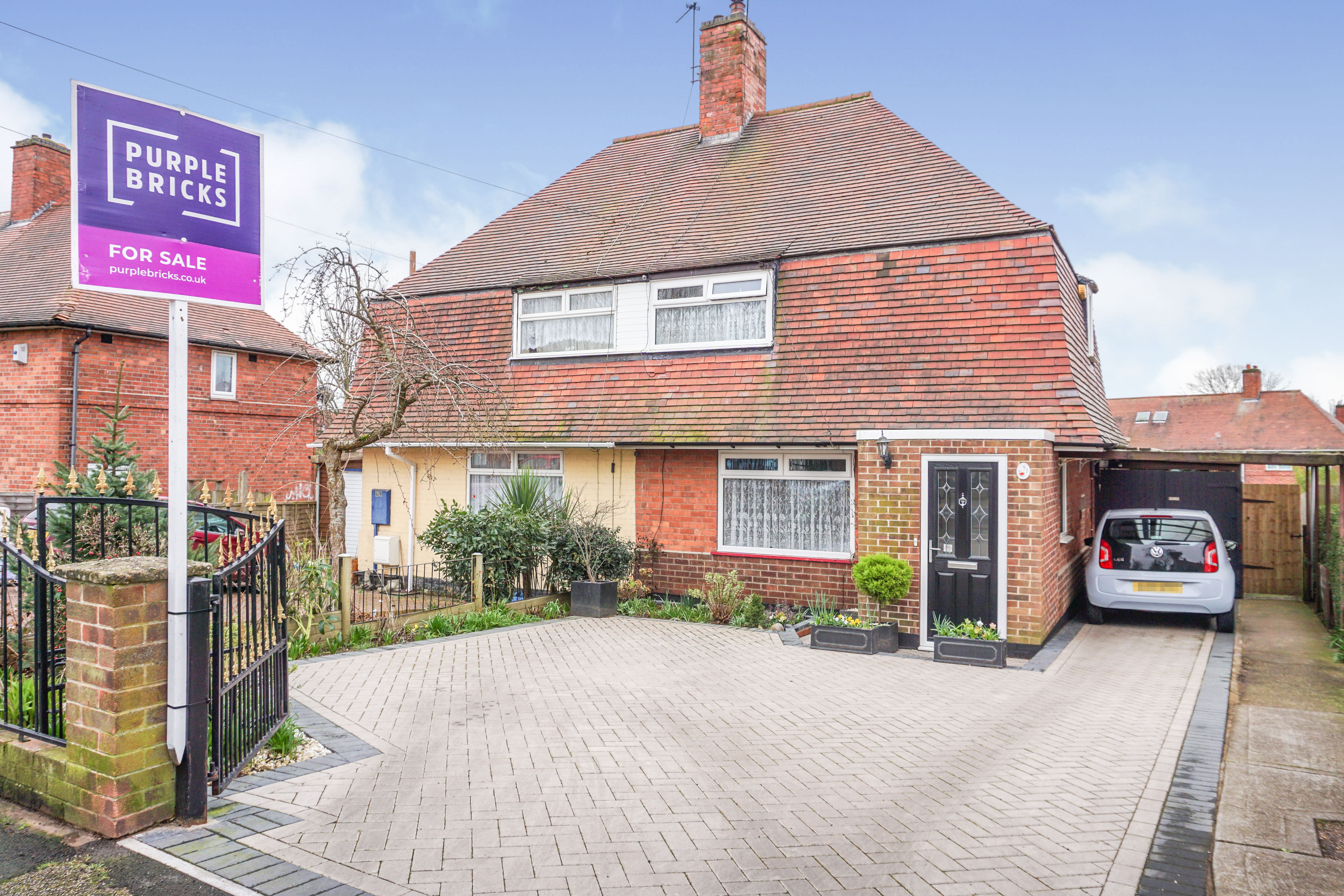 2 bedroom semi-detached house for sale in Minver Crescent, Aspley, NG8 5PD