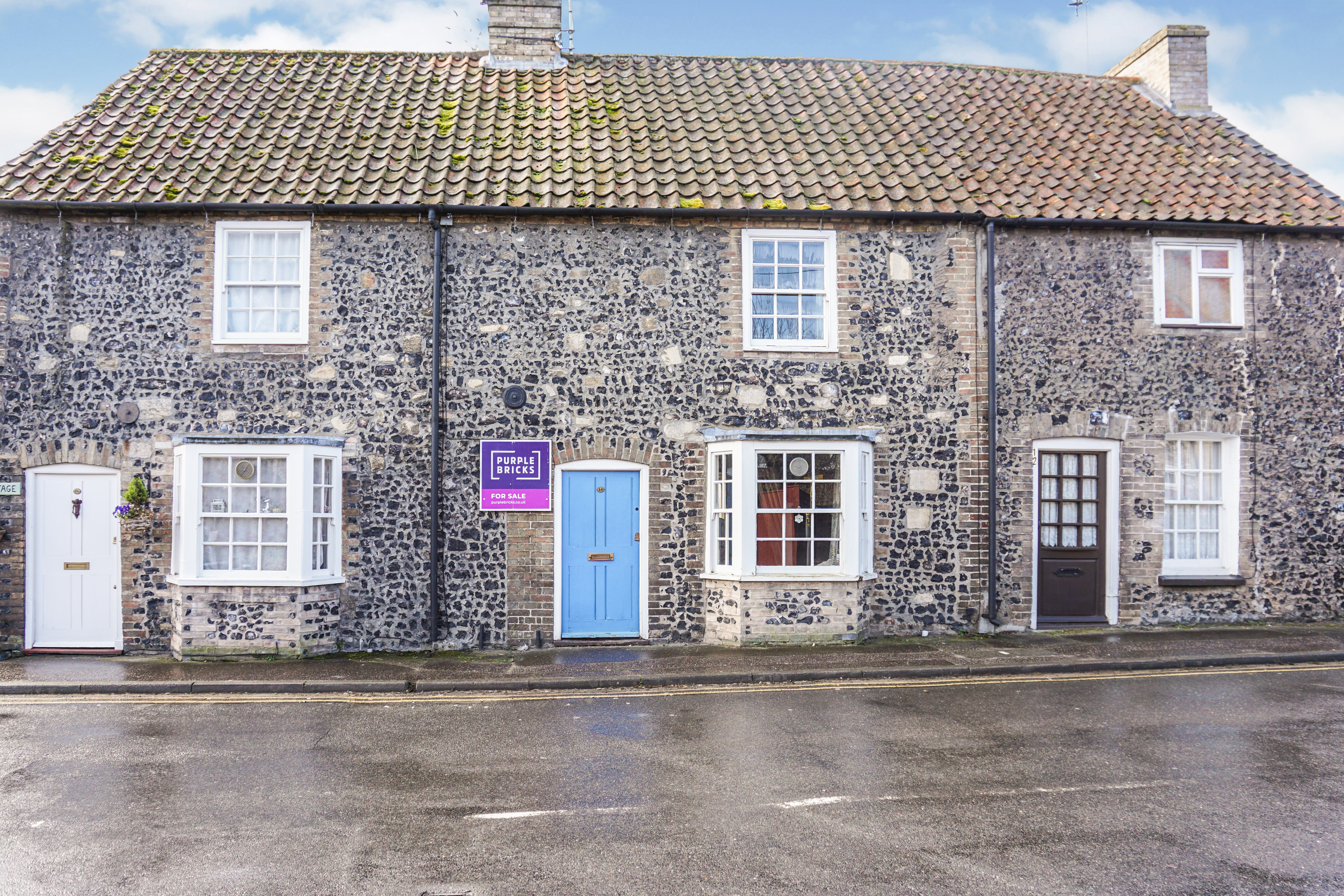 2 bedroom terraced house for sale in Mill Lane, Thetford, IP24 3BZ