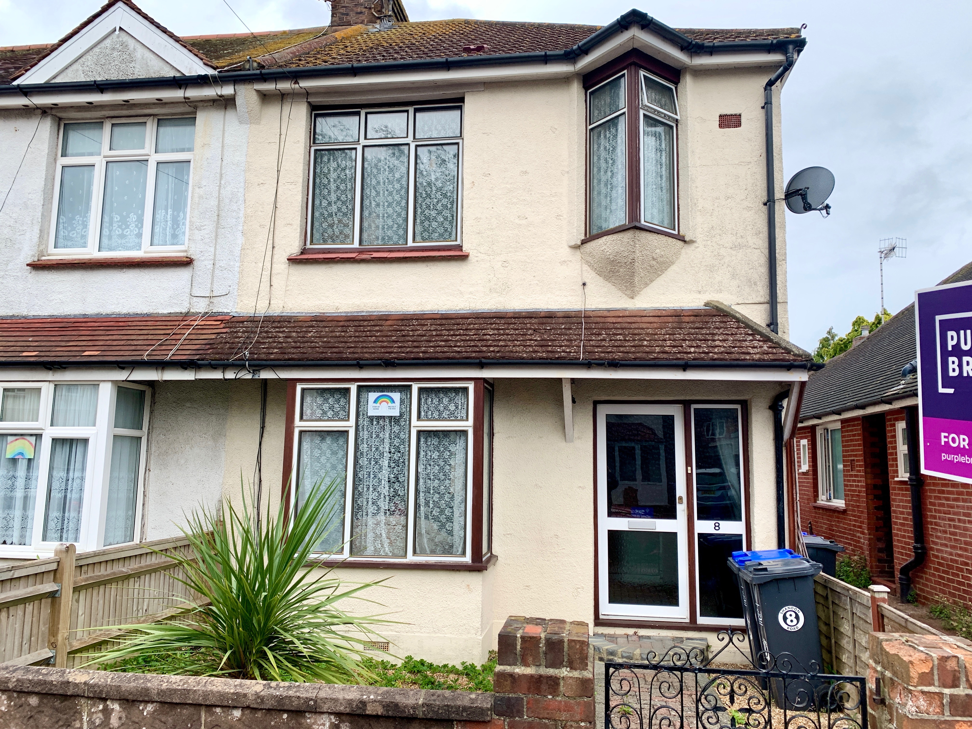 3 bedroom end of terrace house for sale in Shandon Road, Worthing, BN14 9DY