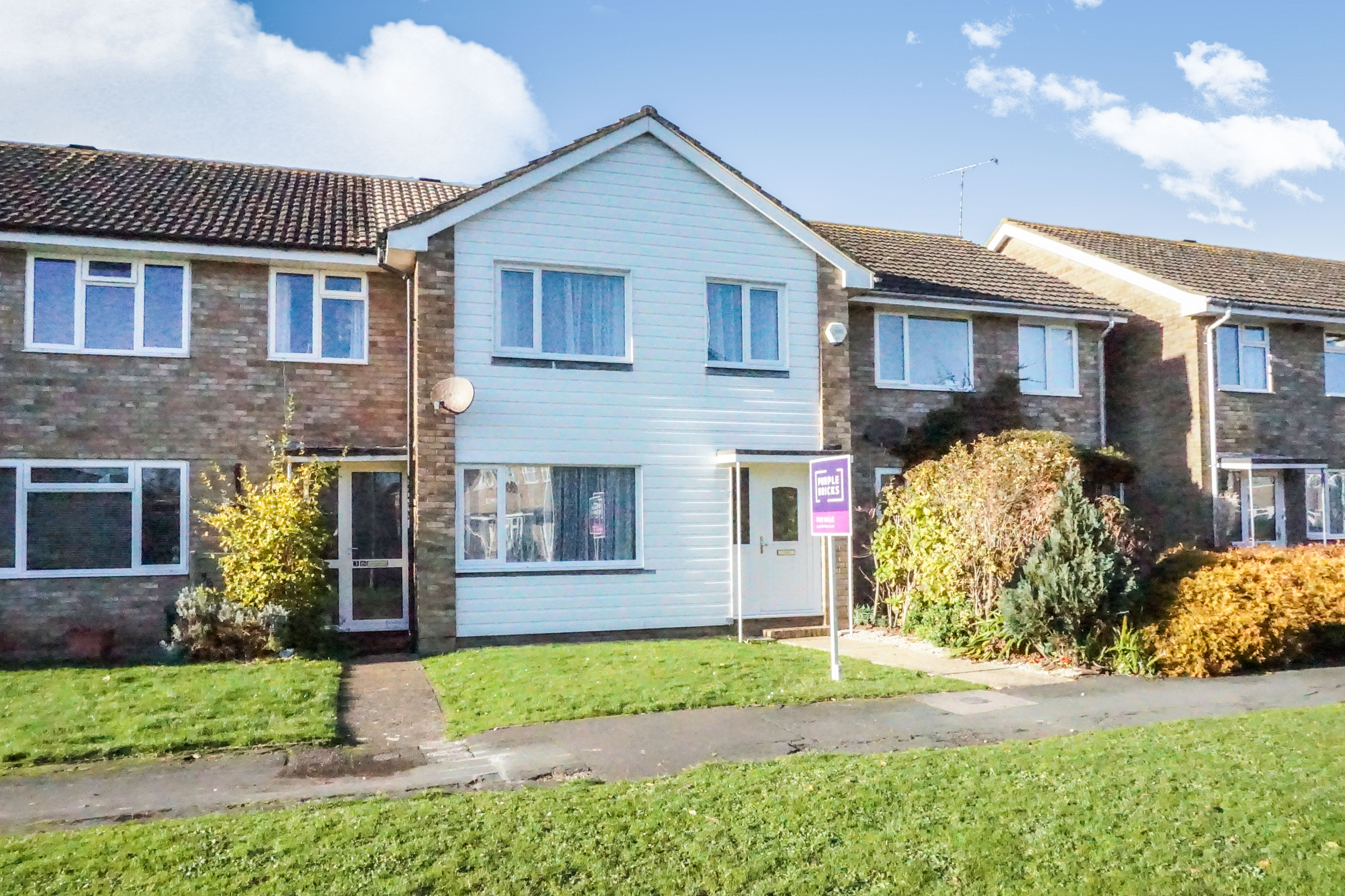 3 bedroom terraced house for sale in Hide Gardens, Rustington, BN16 3NP