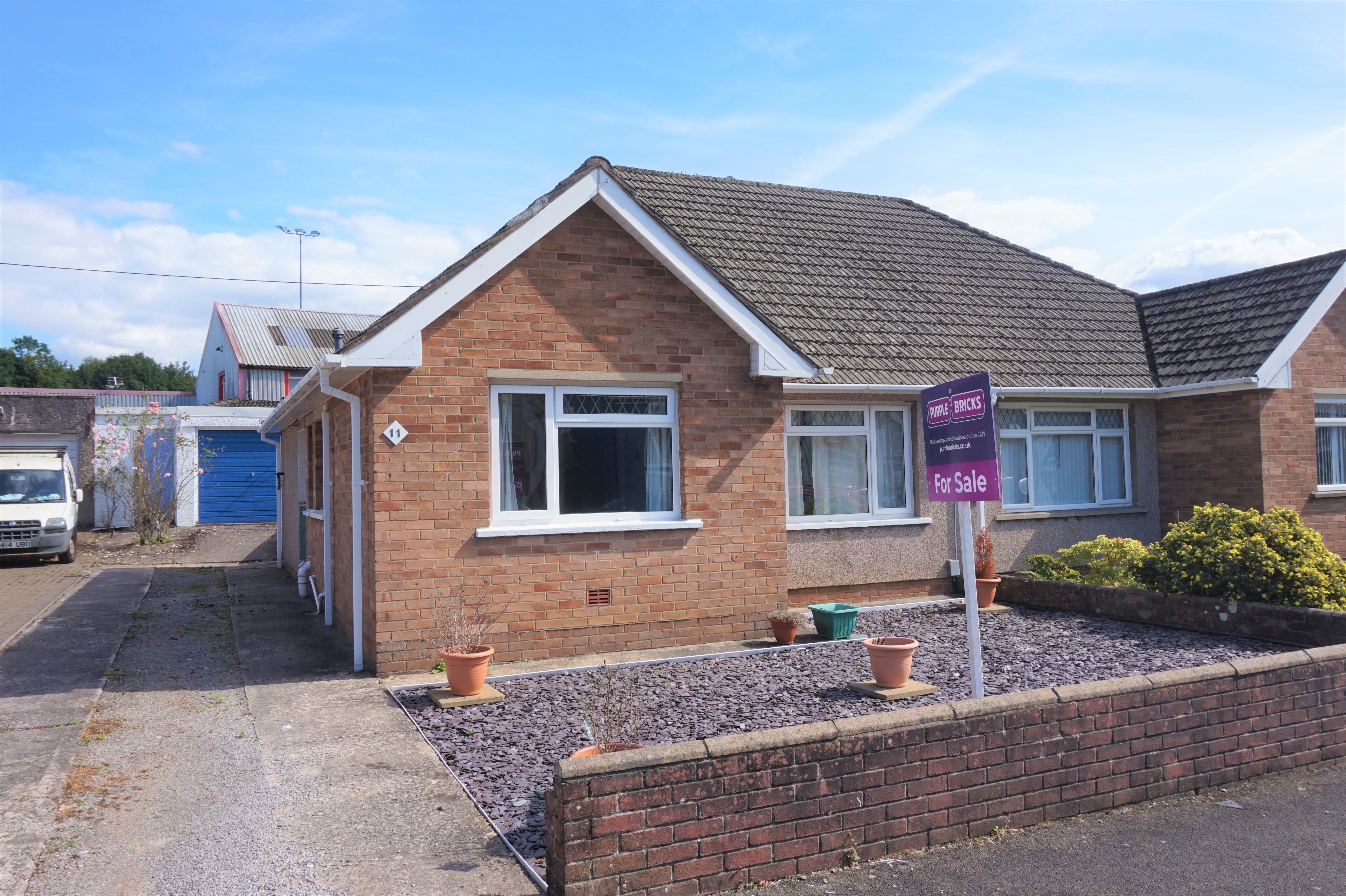3 bedroom semi-detached bungalow for sale in Stradmore Close, Taff Well ...